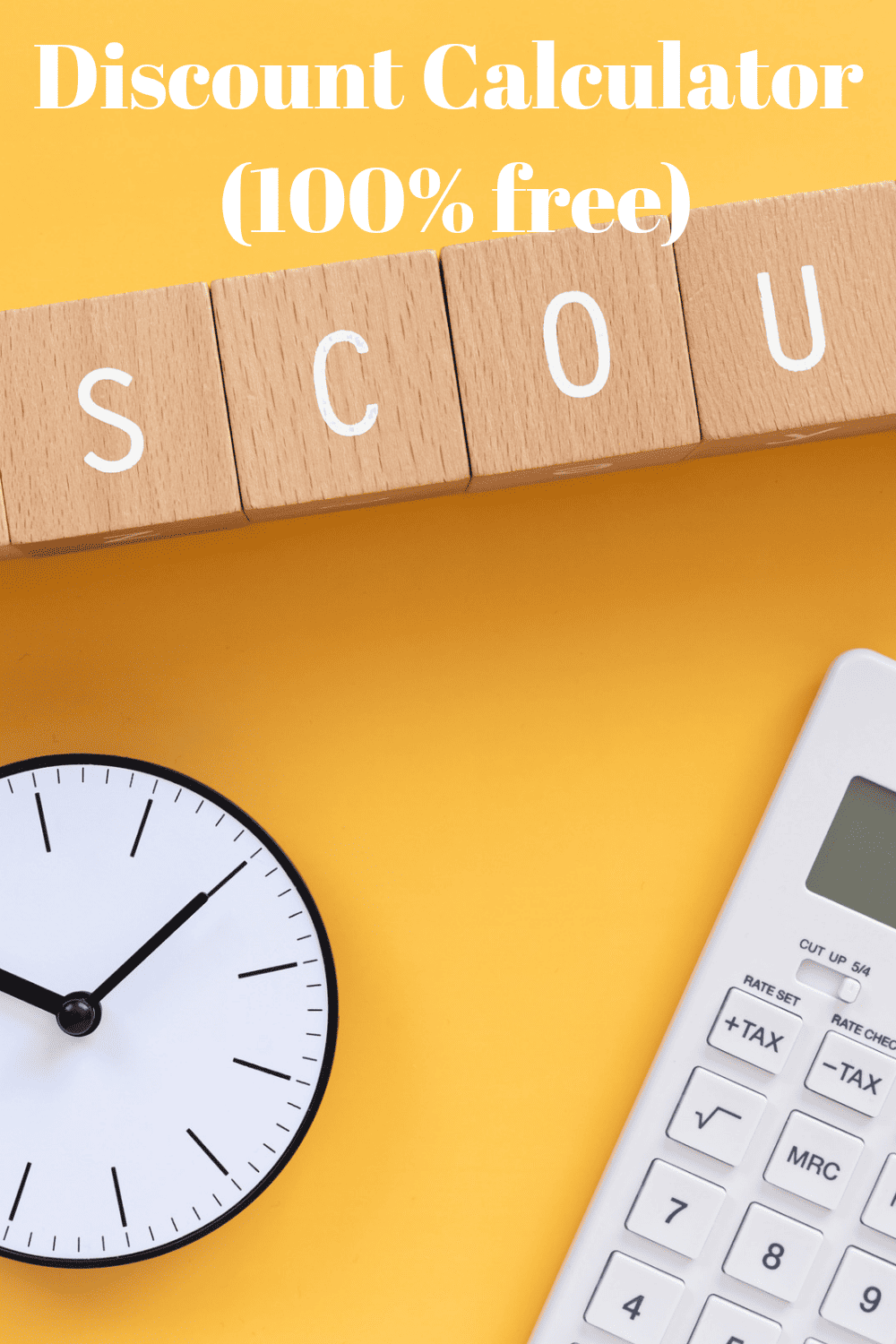 Discount Calculator (100% free) - Easy Rapid Calcs