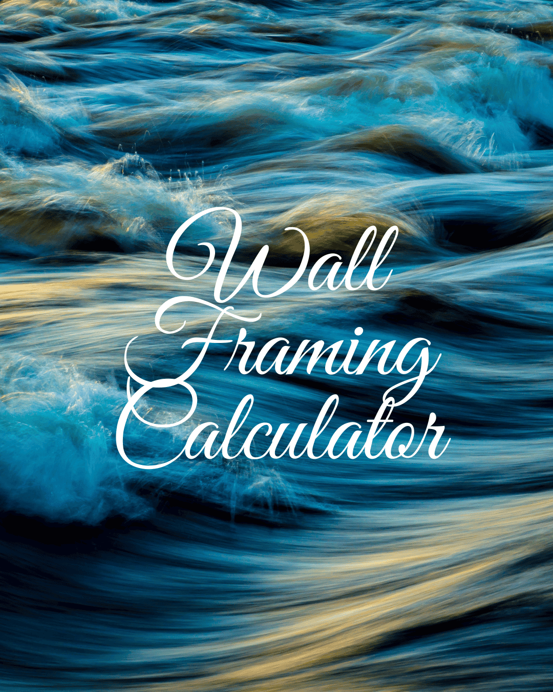Wall Framing Calculator - Easy Rapid Calcs