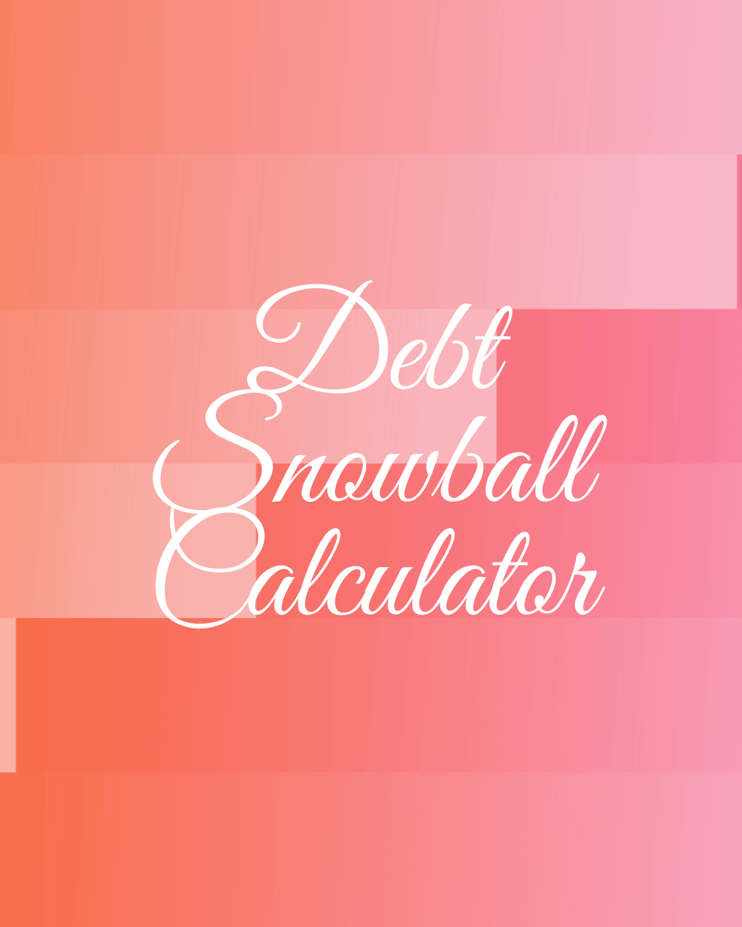 Debt Snowball Calculator - Easy Rapid Calcs