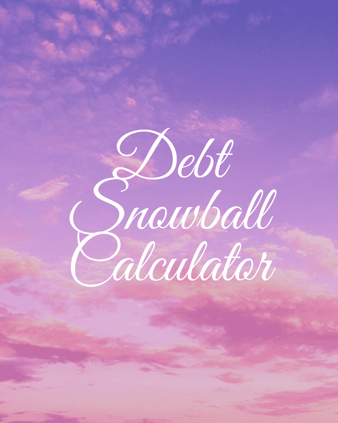 Debt Snowball Calculator - Easy Rapid Calcs